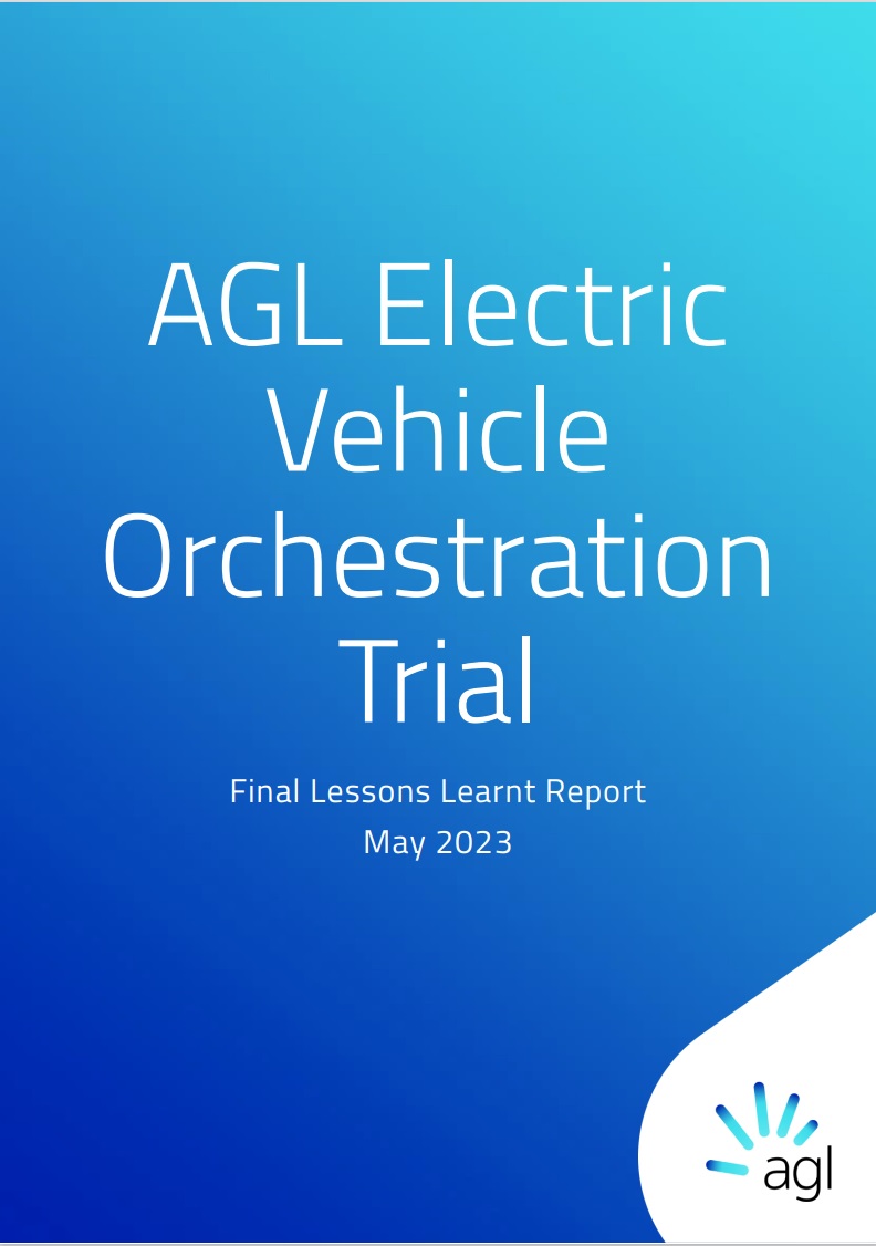 AGL Electric Vehicle Orchestration Trial - Australian Renewable Energy ...