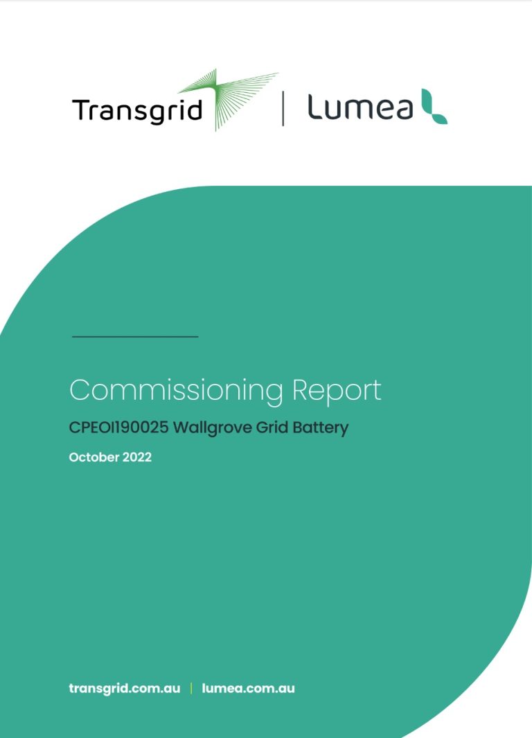 Transgrid – Wallgrove Grid Battery – Commissioning Report - Australian ...