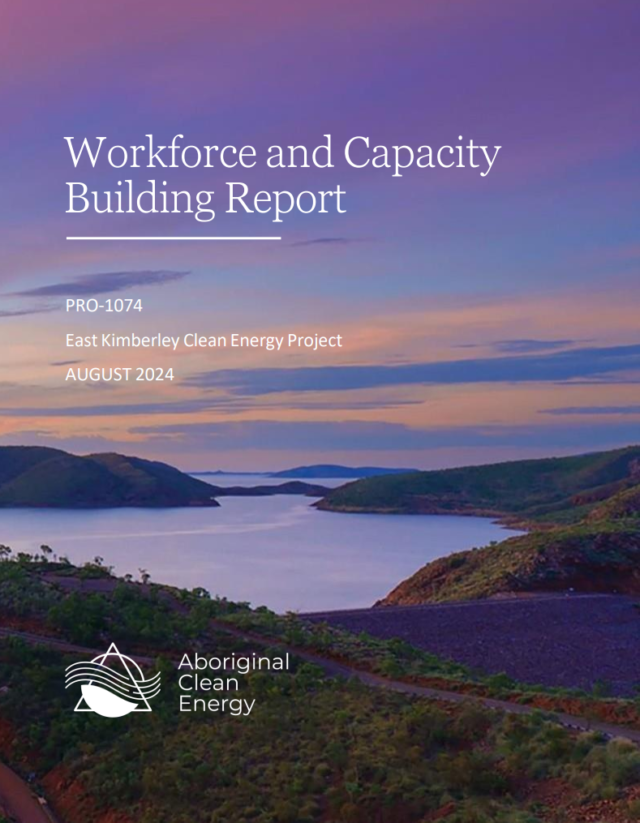 Aboriginal Clean Energy Partnership - Workforce and Capacity Building ...