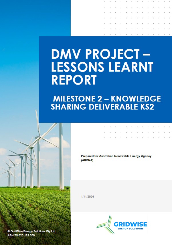 GridWise - Dynamic Model Validation Project - Lessons Learnt 1 - Australian Renewable Energy ...