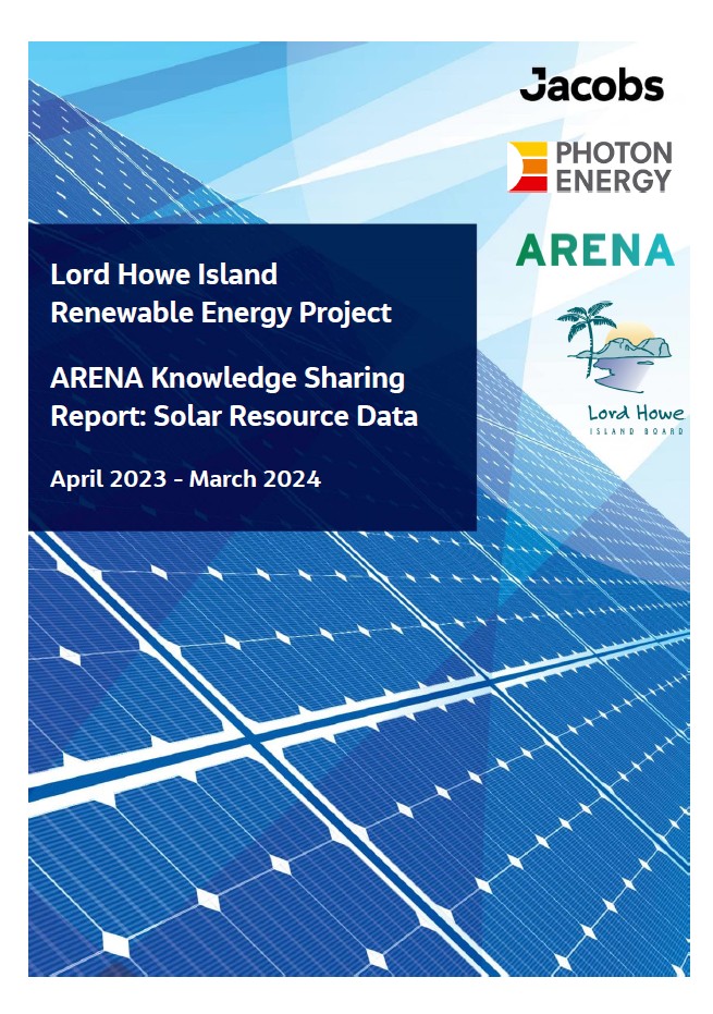 Lord Howe Island Hybrid Renewable Energy System - Solar Resource Data ...