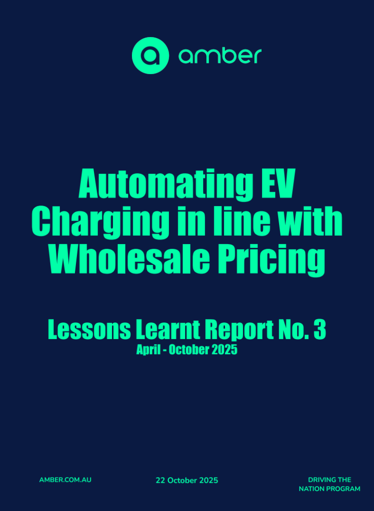 Amber Electric - Automating EV Charging in line with Wholesale Pricing ...