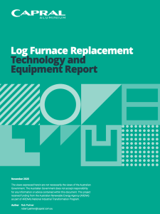 Capral - Log Furnace Replacement - Technology and Equipment Report ...