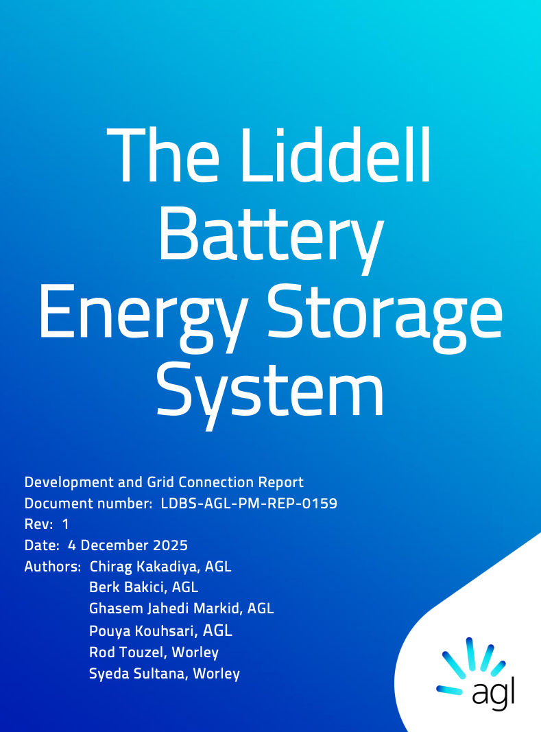 AGL-Liddell BESS-Battery Development and Grid Connection Report ...